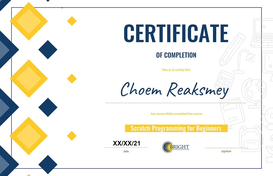 Scratch Programming – Bright Education Consultant and Travel Company